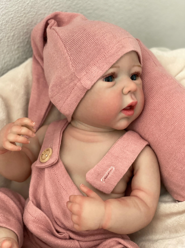 “Grace” Reborn Baby Girl, 19 Inches – Handcrafted with 3D Painted Skin ...