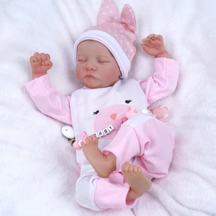 Levi Reborn Baby Doll: 17-Inch Realistic Newborn with 3D Skin Tone – A ...